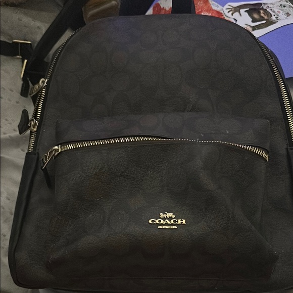 Coach | Bags | Coach Brown Backpack | Poshmark